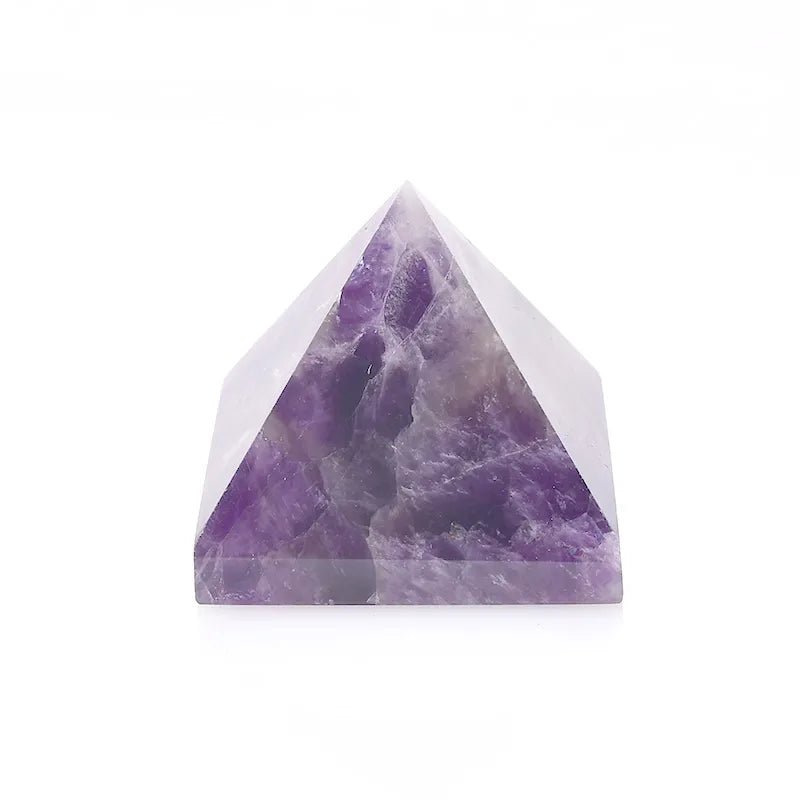 Amethyst Reiki Healing Pyramid - Buddha Power Store