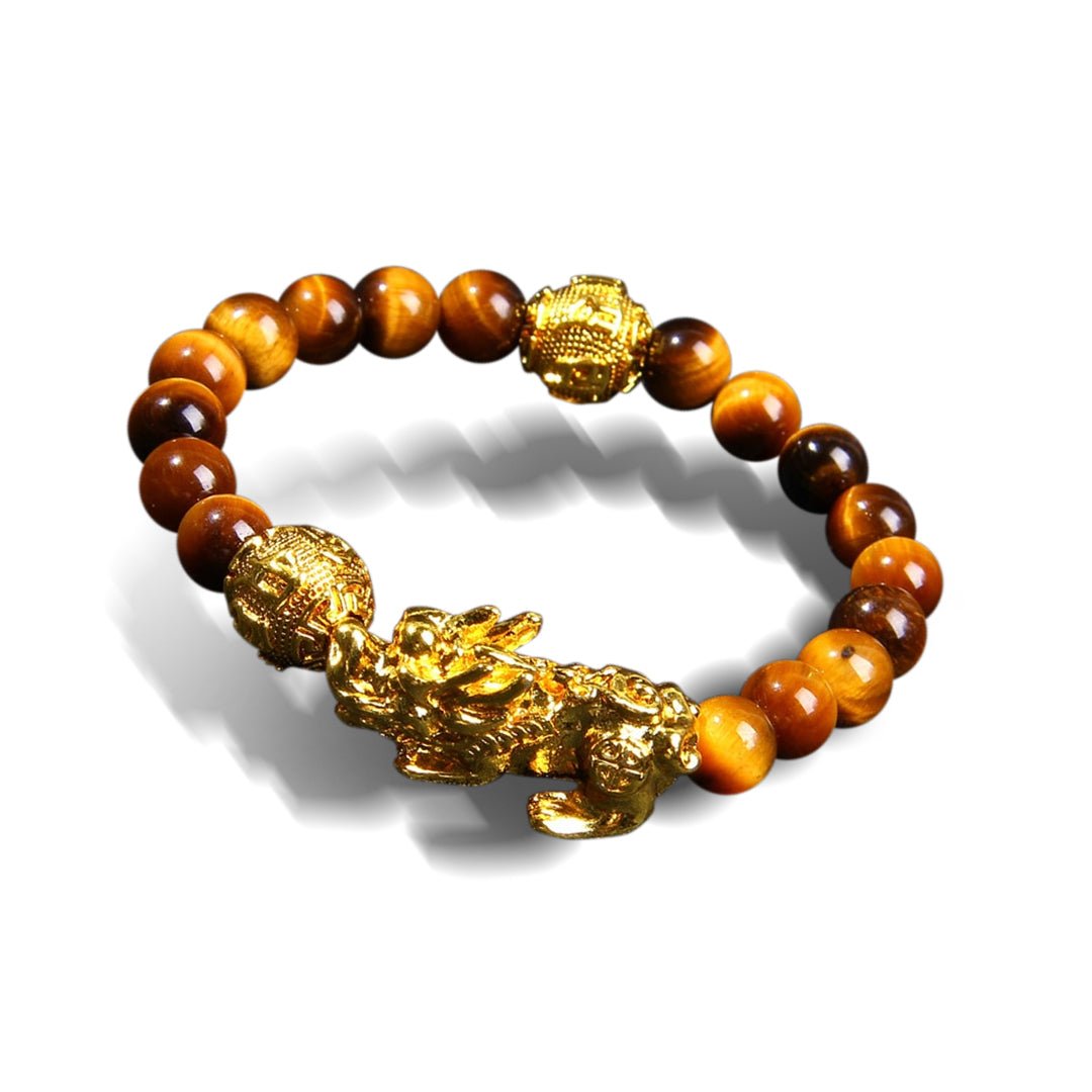 Brave Piyao Wealth Tiger's Eye Bracelet - Buddha Power Store