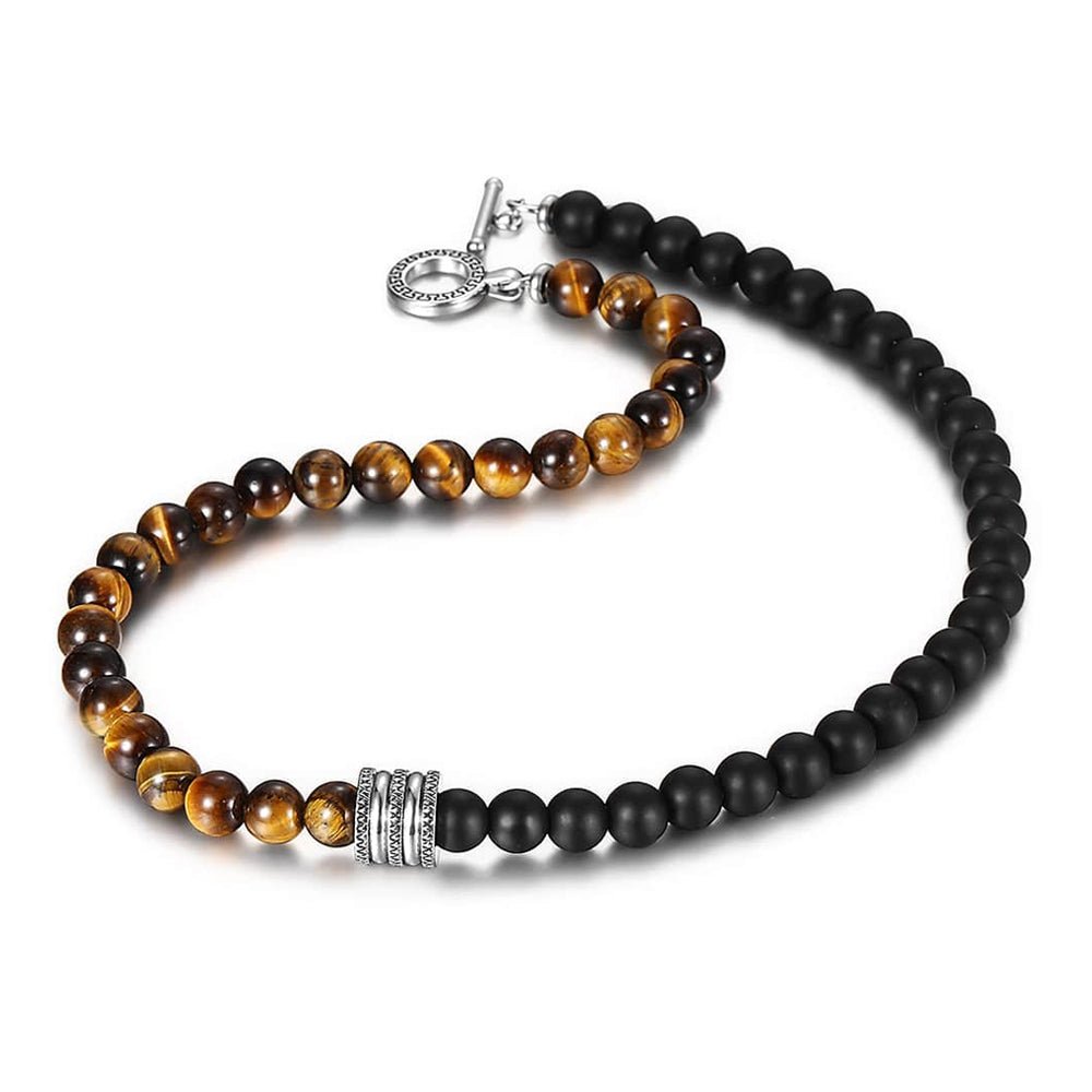 Double Root & Solar Plexus Chakra Healing Stones Clasp Necklace ...