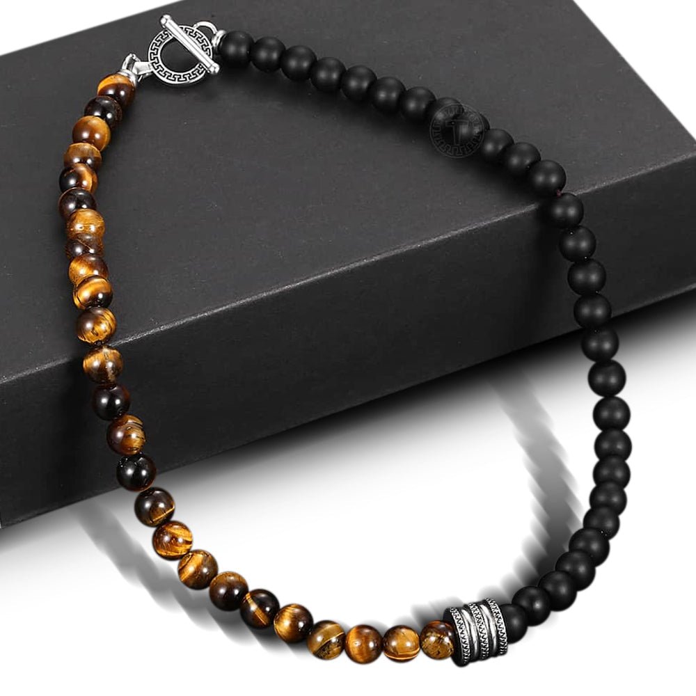 Double Root & Solar Plexus Chakra Healing Stones Clasp Necklace ...