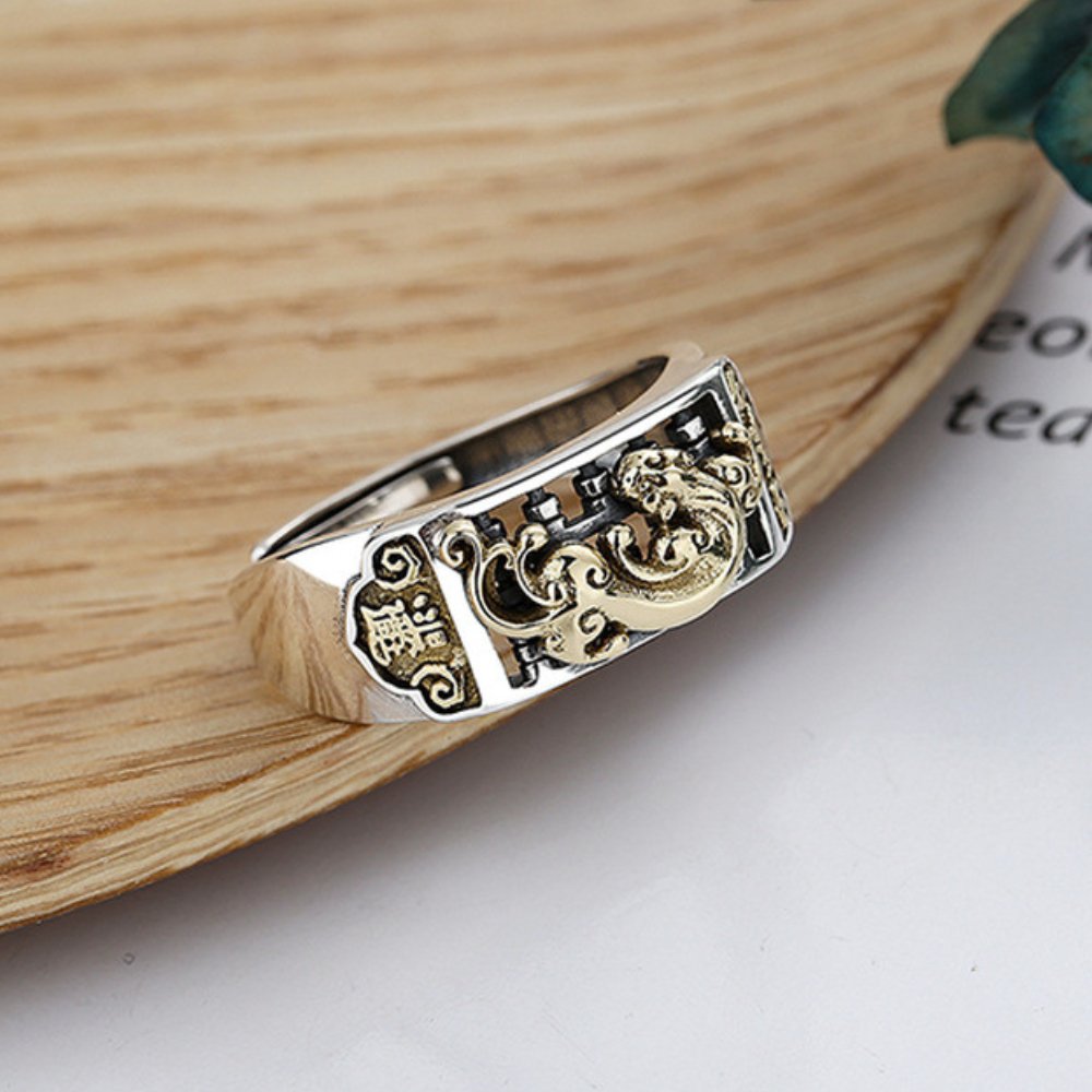 Feng Shui Pixiu Good Luck Ring - Buddha Power Store