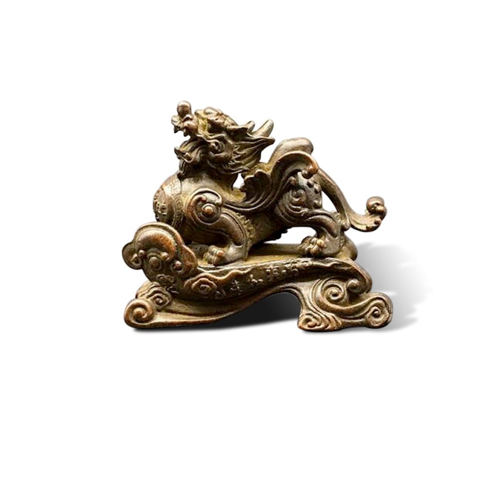 Feng Shui Wealth Pixiu Brass Statue - Buddha Power Store