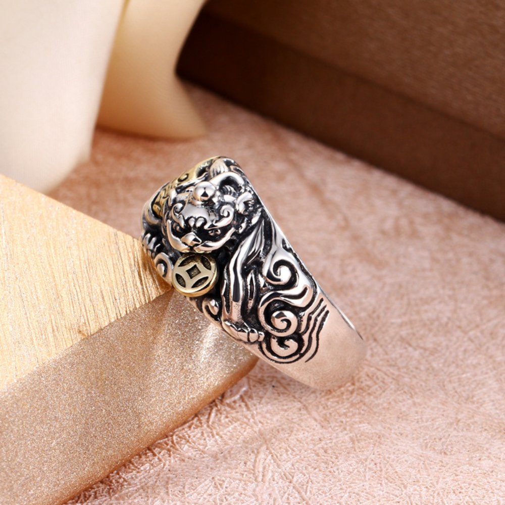 Fortune Beast Pixiu Wealth Ring - Buddha Power Store