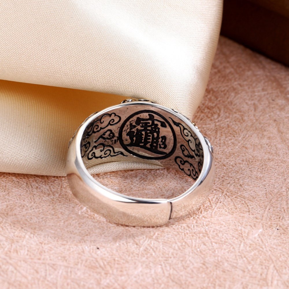 Fortune Beast Pixiu Wealth Ring - Buddha Power Store