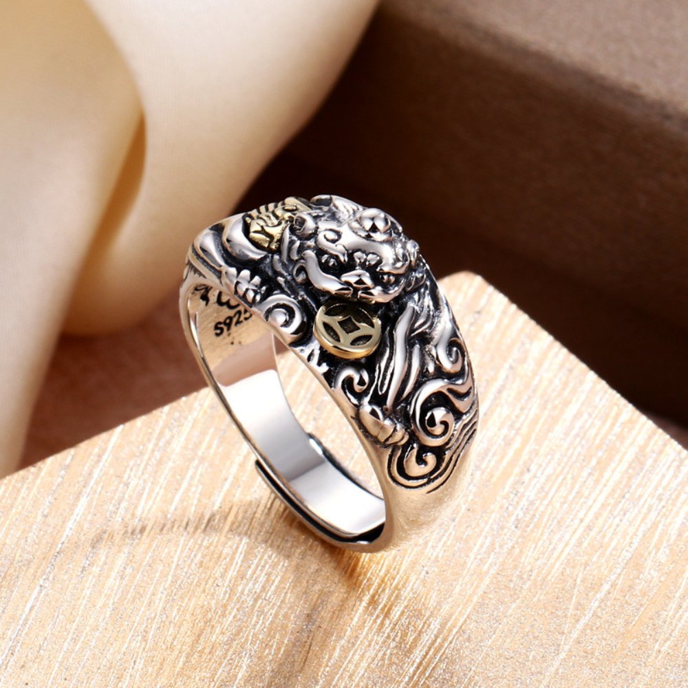 Fortune Beast Pixiu Wealth Ring - Buddha Power Store