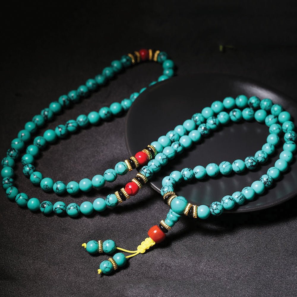 Multilayer Turquoise Healing Necklace - Buddha Power Store