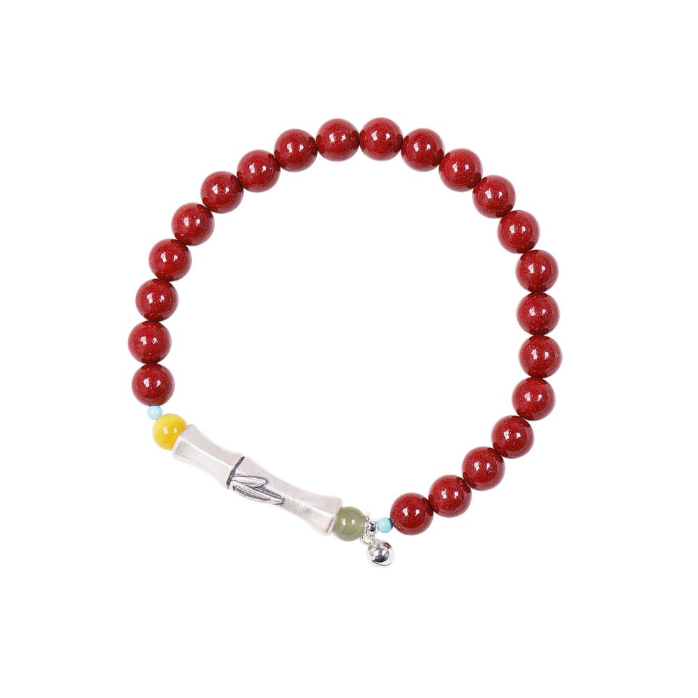 Natural Cinnabar Energy & Vitality Bracelet - Buddha Power Store