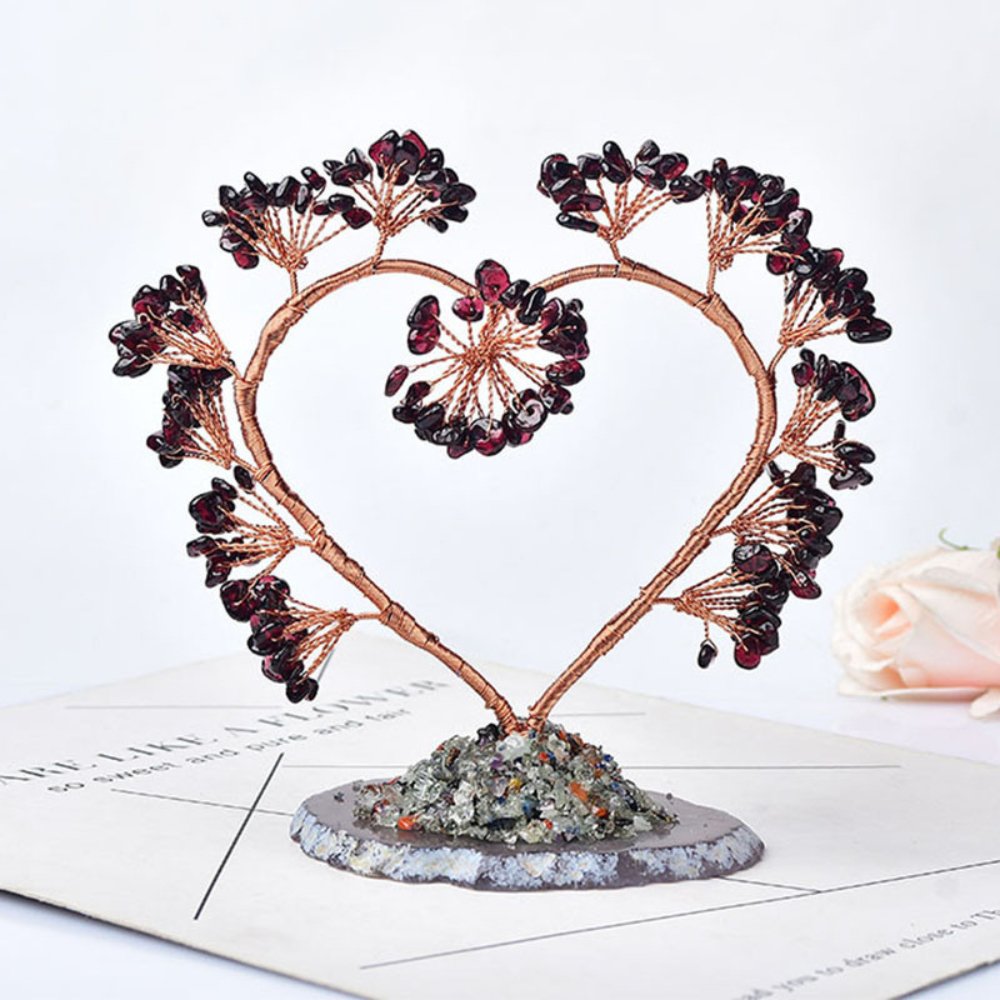 Natural Crystals Love Tree Ornament - Buddha Power Store