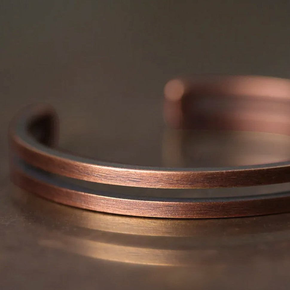 Pure Copper Cuff Bangle - Buddha Power Store